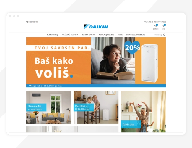 Daikin internet prodavnica | NB SHOP